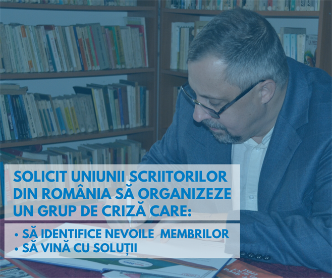 Senatorul Dan Lungu, apel catre conducerea Uniunii Scriitorilor din ...